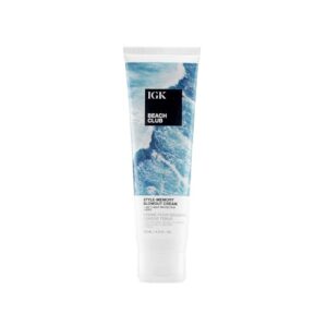 igk beach club style-memory blowout cream | volume + bounce + heat protectant | vegan + cruelty free | 4.5 oz