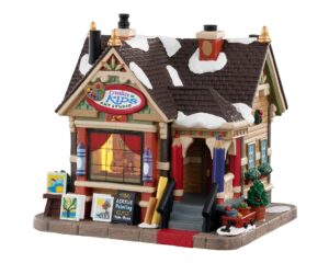 lemax village collection creative kids art studio #05656