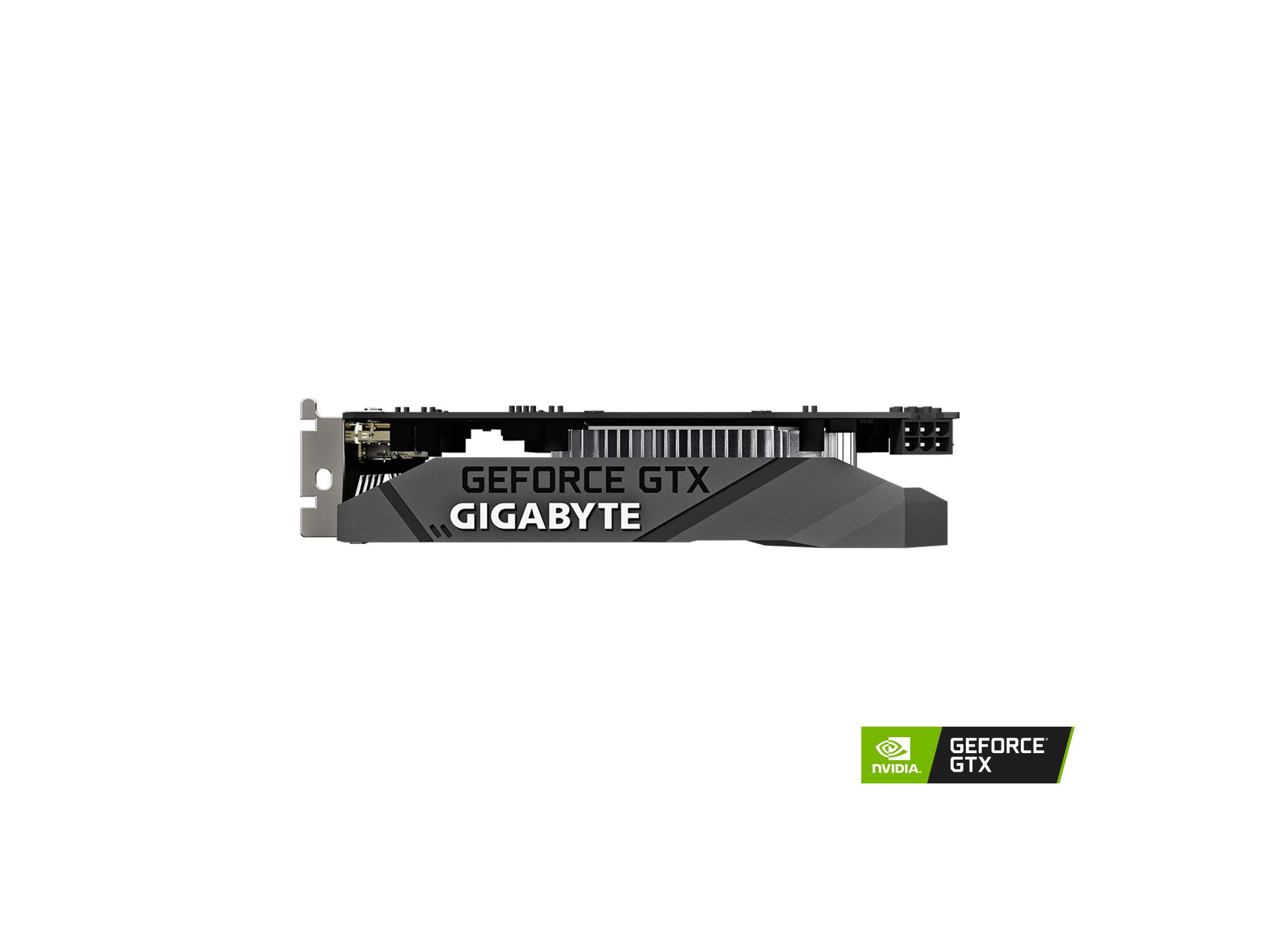 GIGABYTE GeForce GTX 1650 D6 OC 4G Graphics Card, 170mm Compact Size, 4GB 128-Bit GDDR6, GV-N1656OC-4GD REV2.0 Video Card