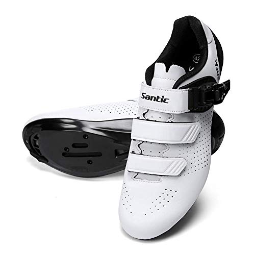 Santic Cycle Shoes Bike Shoes Suitable for Peleton & Look Delta Cycling Shoes