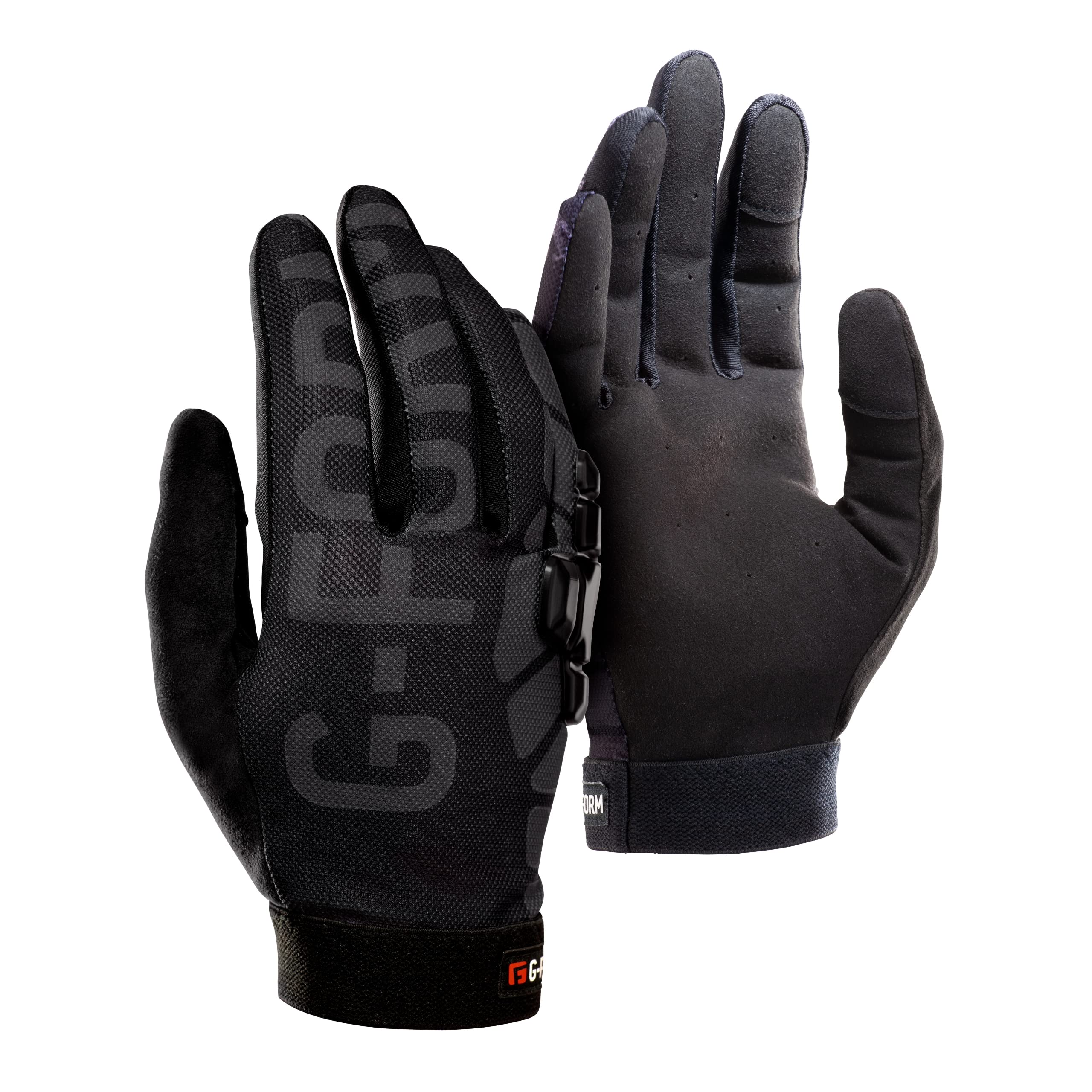 G-Form Sorata Trail Gloves, Black/Grey, Adult Medium