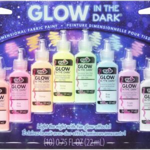 Tulip Dimensional Paint Kits 44417 Dfpt Multi 0.75Oz Glow 10Pk Arch, 0.75 Fl Oz (Pack of 10), As Detailed