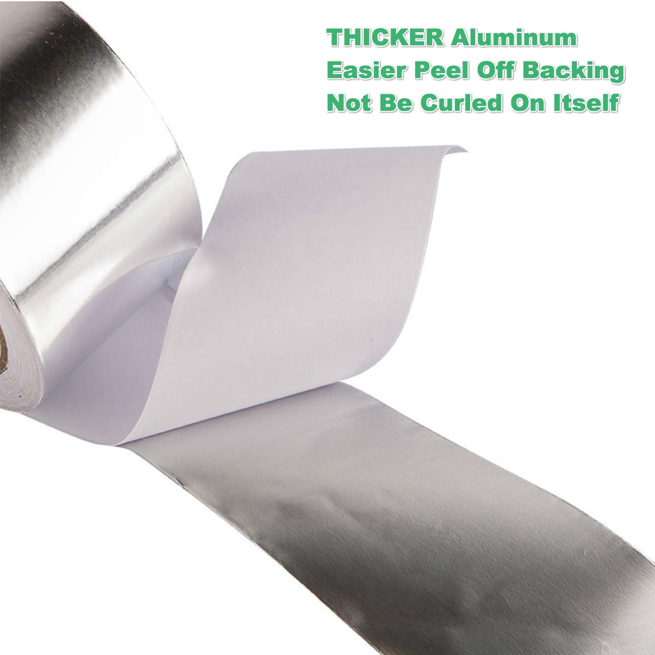 Steelsoft Extra Thick Aluminum Foil Duct Tape High Temp Heavy Duty 2 inch 13 YD Silver for Dryer Vent Hose Air Duct,HVAC Ductwork Insulation,Heat Reflective