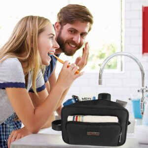 OIMIMY Toiletry Bag for Men Travel Shaving Dopp Kit Waterproof Toiletries Organizer for Cosmetic Portable Womens Travel Makeup Bag