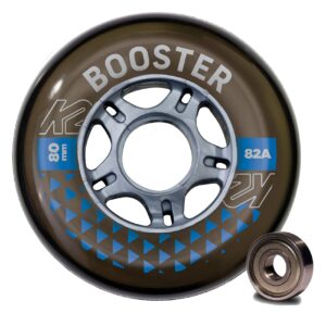 k2 skate booster 80 mm / 82a 8-wheel pack w/ilq 7