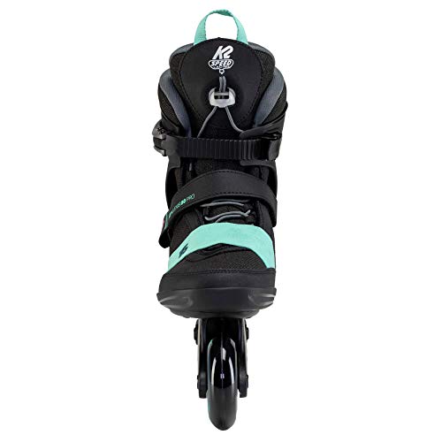 K2 Skate Alexis 80 Pro, Black_Teal, 8.5