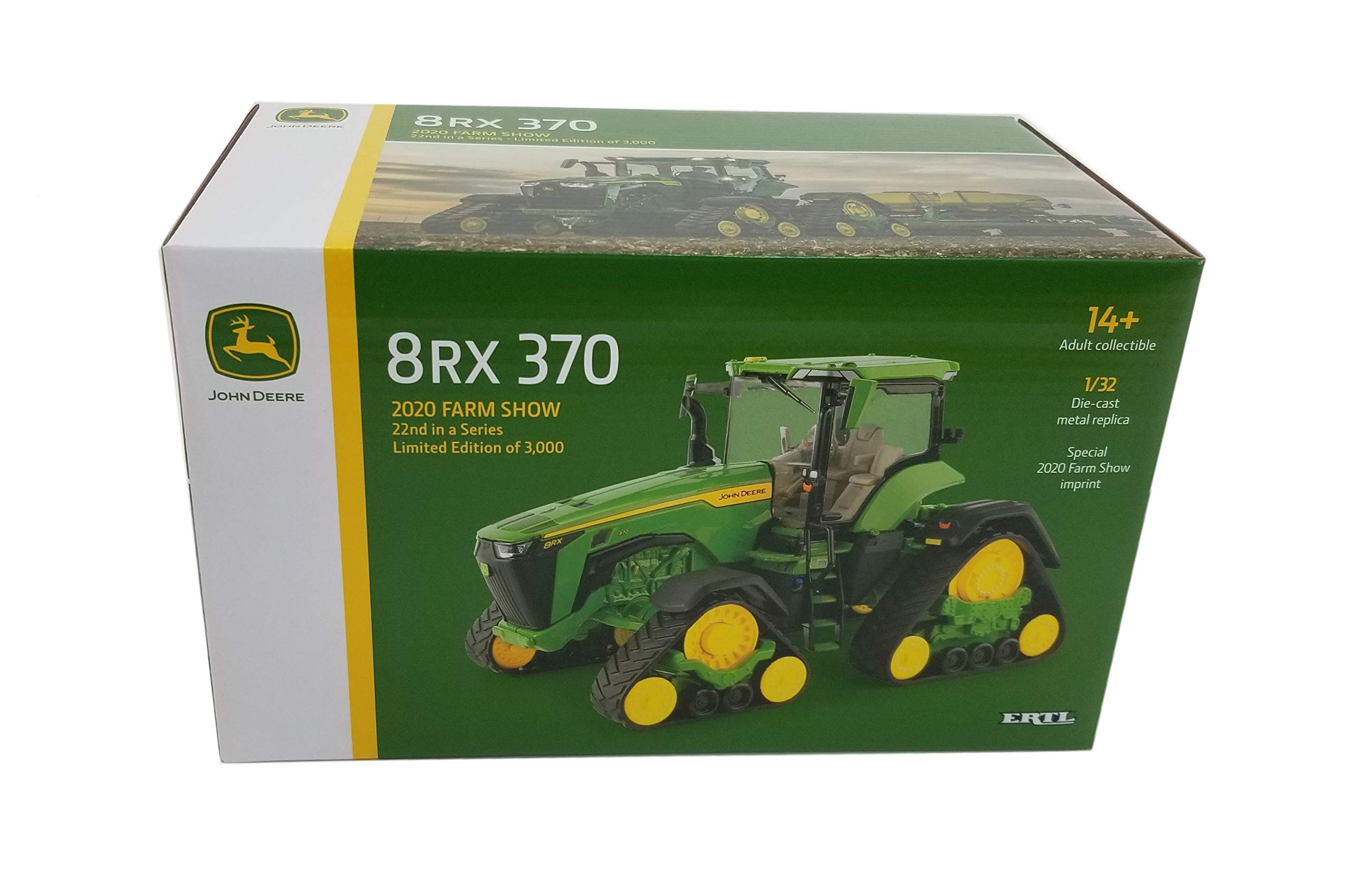 John Deere 1/32 8RX 370 2020 Farm Show Edition Toy - LP75704