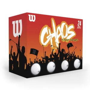 wilson chaos golf balls (24-balls)