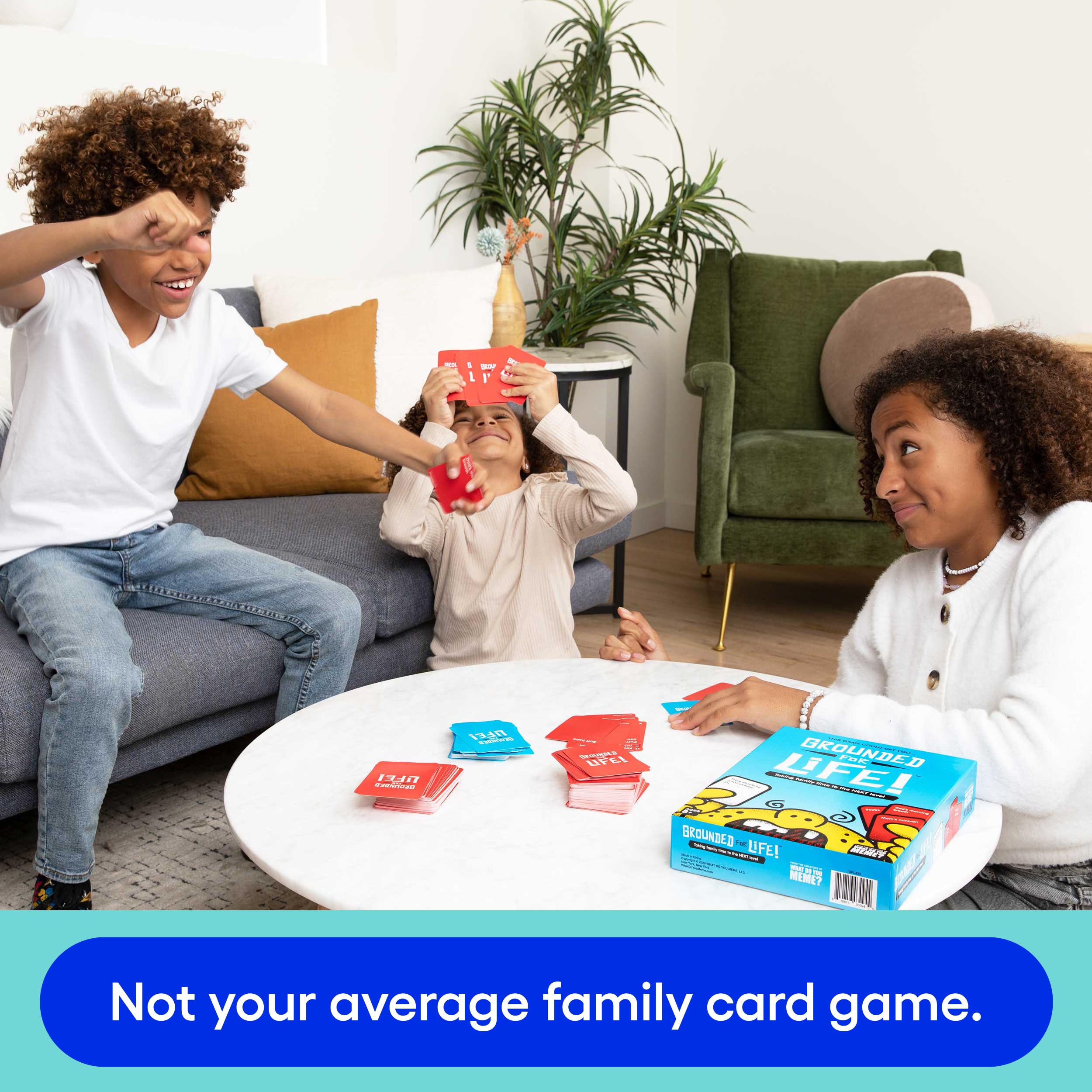 WHAT DO YOU MEME? Grounded for Life - The Ultimate Family Night Game - Family Card Games for Kids and Adults Family