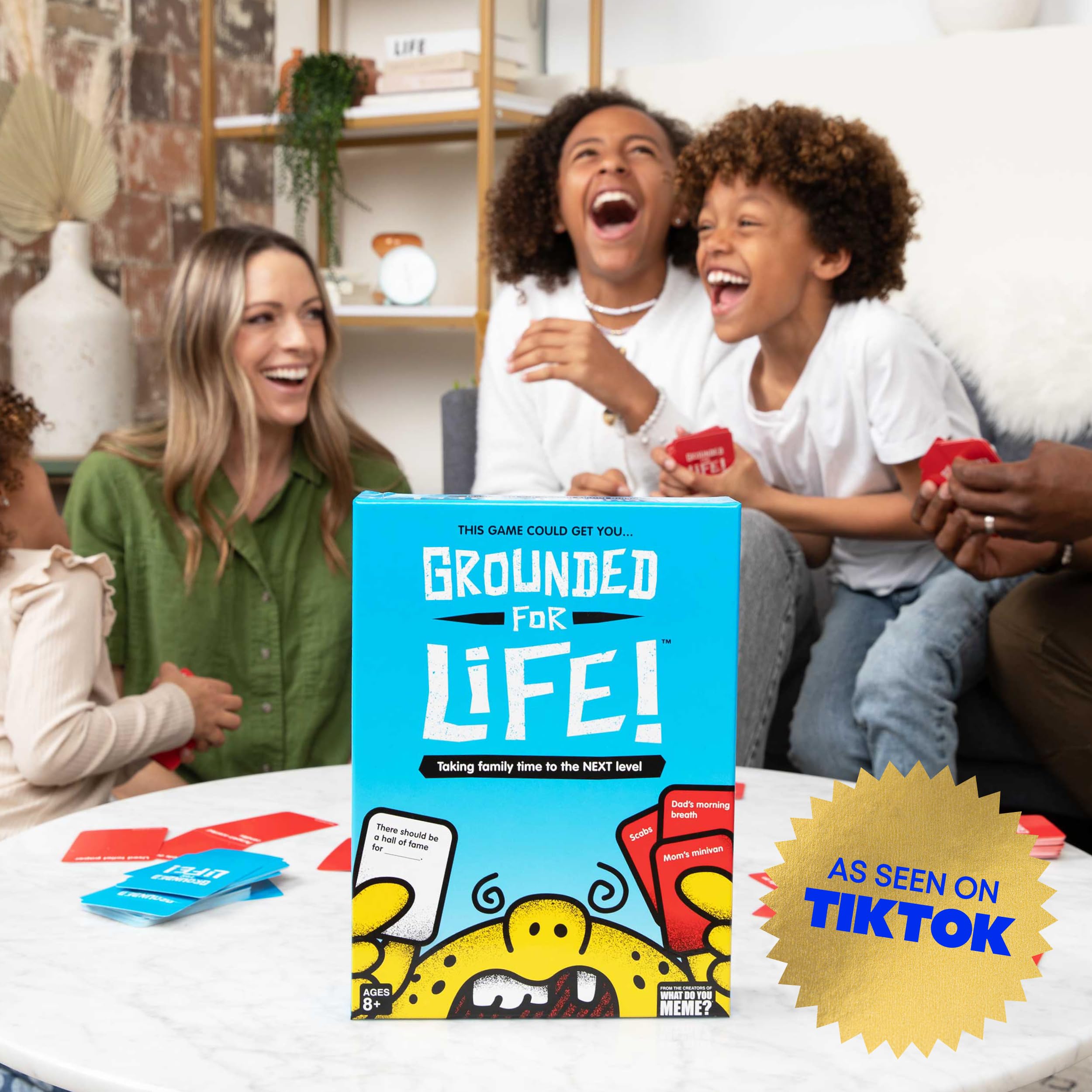 WHAT DO YOU MEME? Grounded for Life - The Ultimate Family Night Game - Family Card Games for Kids and Adults Family