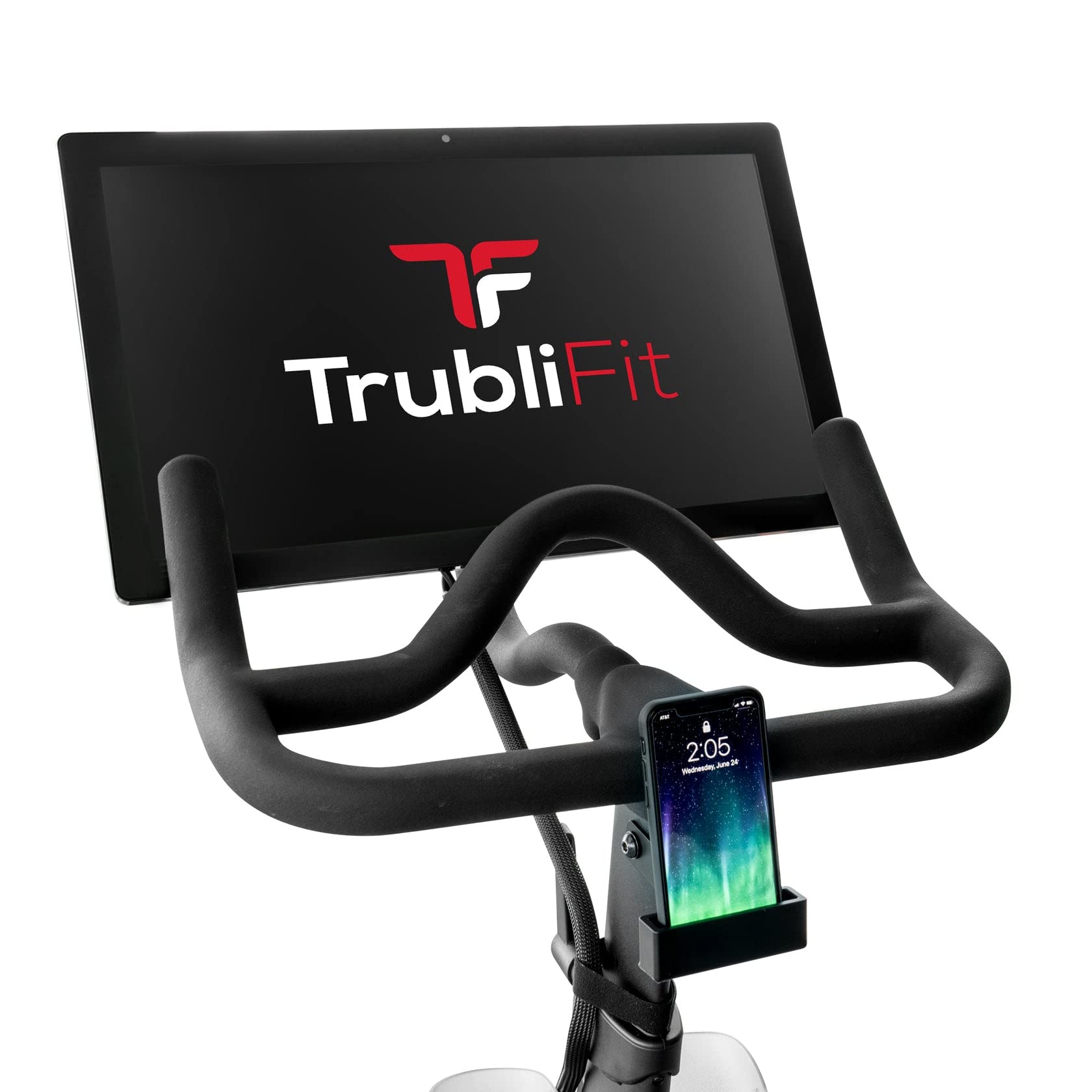 TrubliFit Metal Phone Holder for Peloton Bike & Bike+ Custom Aluminum Phone Mount Accessory for Peloton