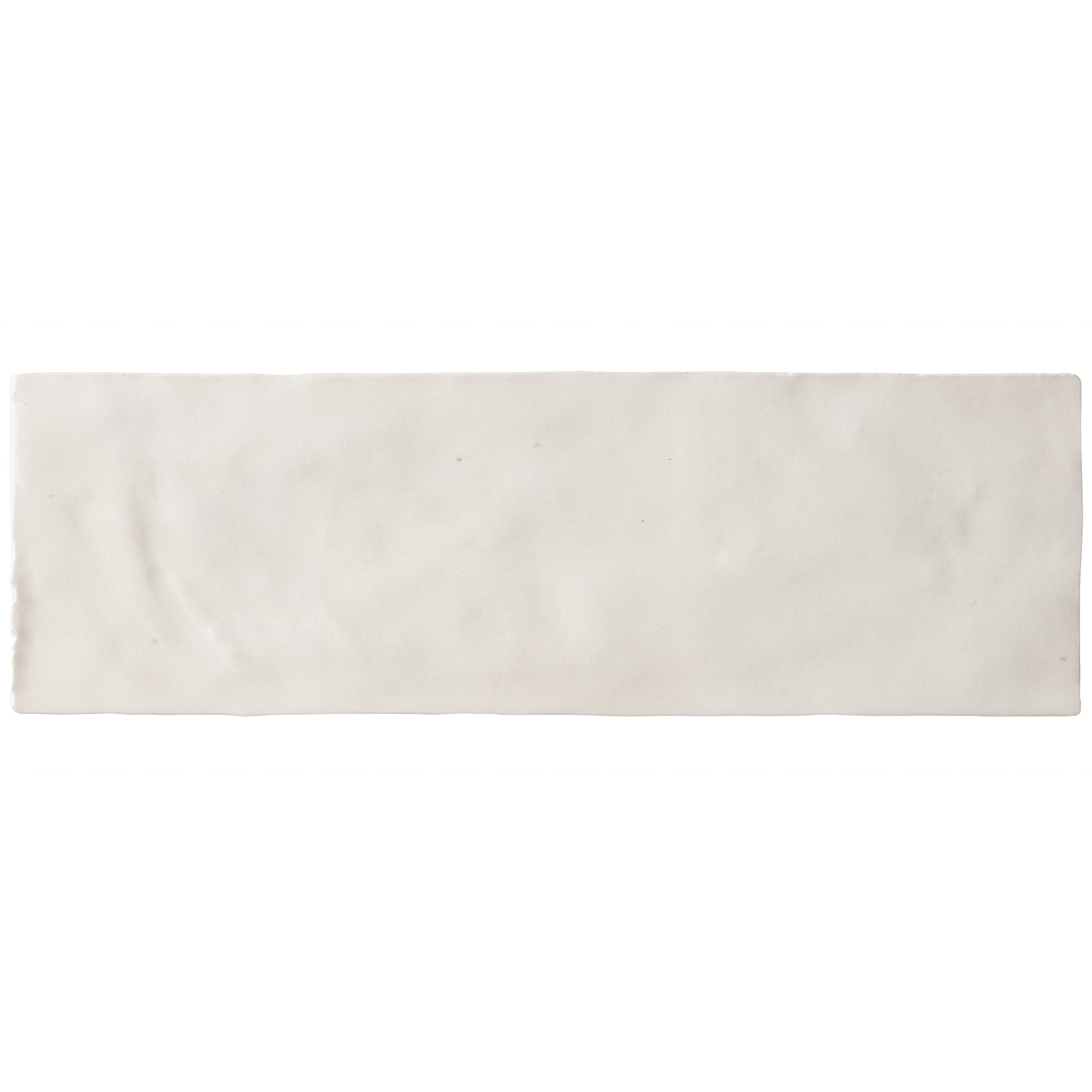 Kingston White 3 in. x 8 in. Polished Ceramic Wall Tile (36 Pieces, 5.38 Sq. Ft. / Case)