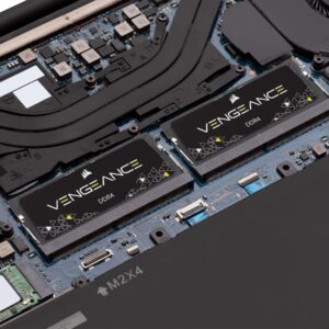 Corsair Vengeance Performance SODIMM Memory 16GB (2x8GB) DDR4 2933MHz CL19 Unbuffered for 8th Generation or Newer Intel Core™ i7, and AMD Ryzen 4000 Series notebooks