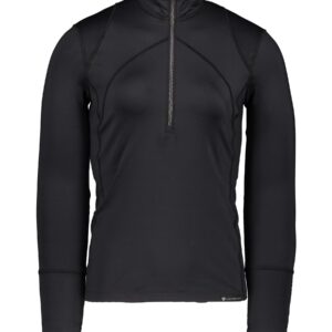 Obermeyer Womens Anya 1/2 Zip Top, Black, Medium