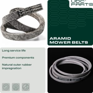 UDC Parts Mower Belt 130969 / Kevlar Cord / 92.450 inches/for Husqvarna Craftsman Poulan 532130969, 592855201, 584444701, 532 13 09-69