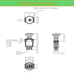 JEENDA PTO Switch for Dixie Chopper 6201-303 Delta 6201-303 6204-303 Bush Hog 50018299 Bunton PL7994