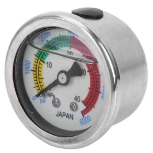 air pump pressure gauge diving manometer measure 0-6000psi 0-40mpa