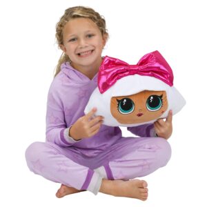 franco kids bedding super soft plush mini cuddle pillow buddy, one size, lol surprise diva