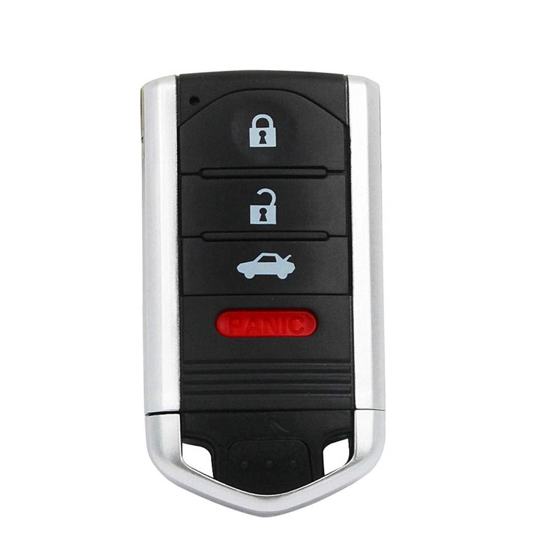 WFMJ for Acura ZDX RDX ILX TL 4 Buttons Remote Smart Key Case Shell Fob (Only Key Case Shell)