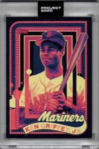 topps project 2020 baseball card #53 1989 ken griffey jr. by matt taylor - only 4,236 made!