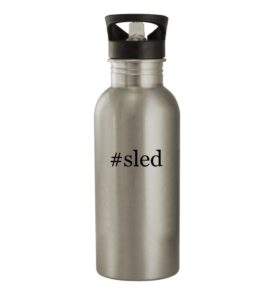 knick knack gifts b04y20d02w053100m04t65c18s20c-us - 20oz stainless steel hashtag outdoor water bottle, silver