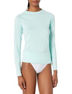 huk women's pursuit long sleeve performance shirt + sun protection, fishing-seafoam, x-large