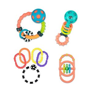 sassy my first toys sensory toy gift set for ages 0+ months