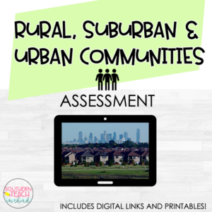 urban suburban rural communities print and digital version