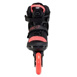 K2 Trio LT 100 Womens Inline Skates, Black/Coral, 11.0