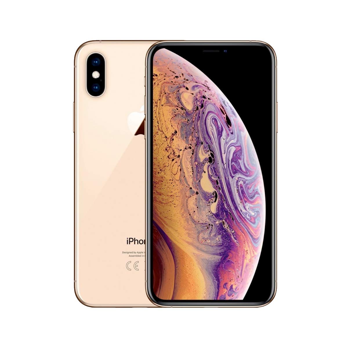 Apple iPhone Xs, 64GB, Gold - GSM Unlocked (Renewed Premium)