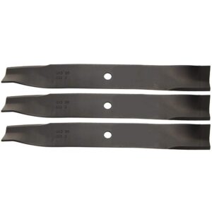 set of 3 new lawn mower blades fits toro zero turn mowers 50" deck ss5000 ss5060