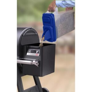 Buddeez 08301B-KPLT-DS Kingsford Wood Pellet Dispenser, 1 Count, Clear/Blue