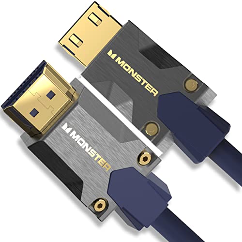 Monster M-Series 3000 Certified Premium 8K High Speed HDMI Cable - 2.1, 4K 120Hz HDMI Cable, 48 Gbps - HDMI Cables for Apple TV, Roku, Smart TV, Laptop, Montior - 9.8 ft