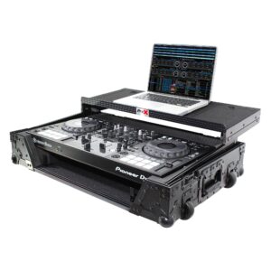 ProX XS-DDJ800-WLT-BL Flight Case for Pioneer DJ Controllers - Black on Black