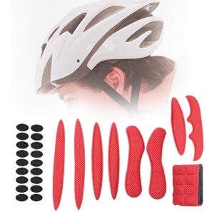 Soft Helmet Lining, Helmet Sponge, Helmet Pad, for Bike for Bicycle(Lining + Pattern Stickers)