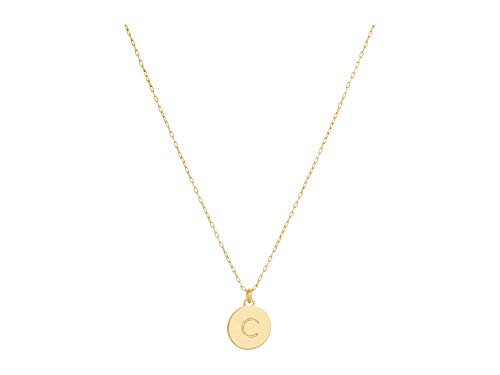 Kate Spade New York Kate Spade Mini Initial Pendant C Gold One Size