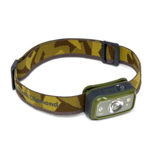 black diamond equipment - cosmo 300 headlamp - dark olive, battery powered, night vision