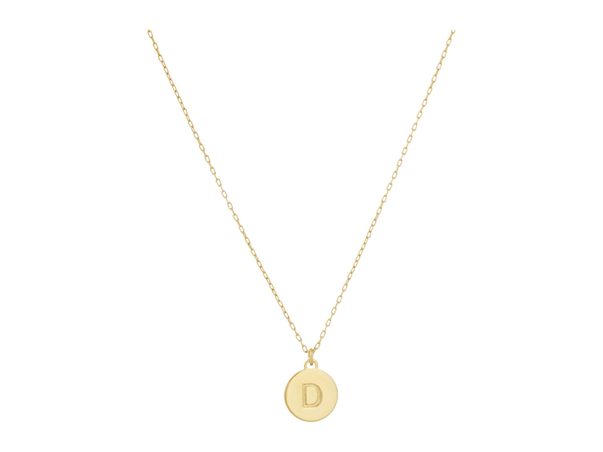 Kate Spade New York Kate Spade Mini Initial Pendant D Gold One Size