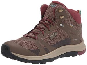 keen womens terradora 2 waterproof mid height hiking boot, canteen/andorra, 9.5 us