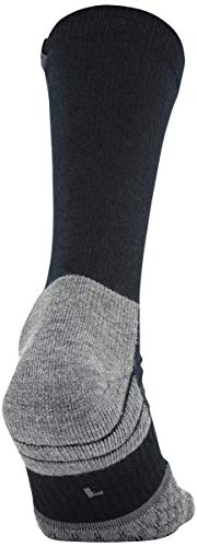 Under Armour Adult Hitch All Season Boot Socks, 1-Pair , Black/Pitch Gray , Medium