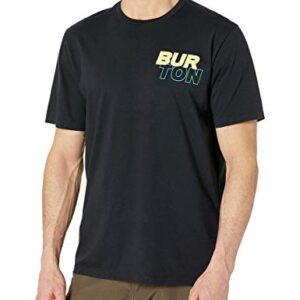 Burton Mens Rockview Short Sleeve T-Shirt, True Black, Small