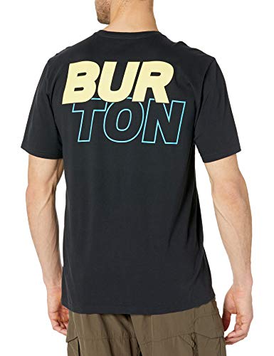 Burton Mens Rockview Short Sleeve T-Shirt, True Black, Small