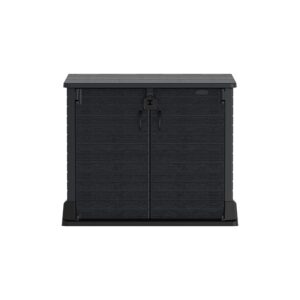 Duramax Storeaway 4 ft. 3 in. x 2 ft. 5 in. x 3 Ft 7 in. Resin Horizontal Outdoor Storage Shed Gray