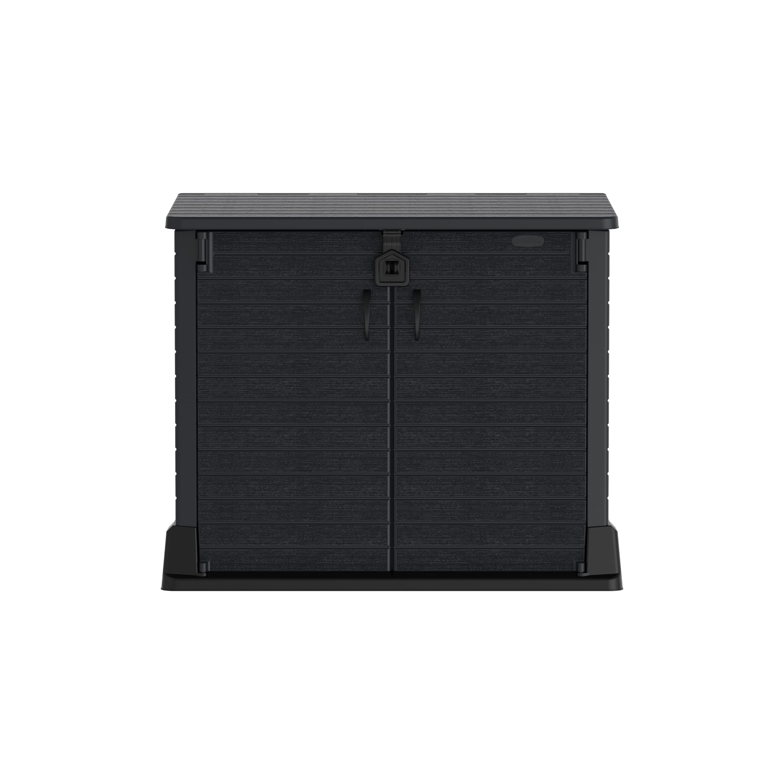 Duramax Storeaway 4 ft. 3 in. x 2 ft. 5 in. x 3 Ft 7 in. Resin Horizontal Outdoor Storage Shed Gray