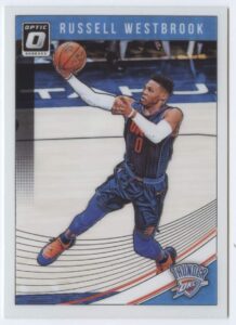 2018-19 donruss optic #107 russell westbrook oklahoma city thunder nba basketball trading card