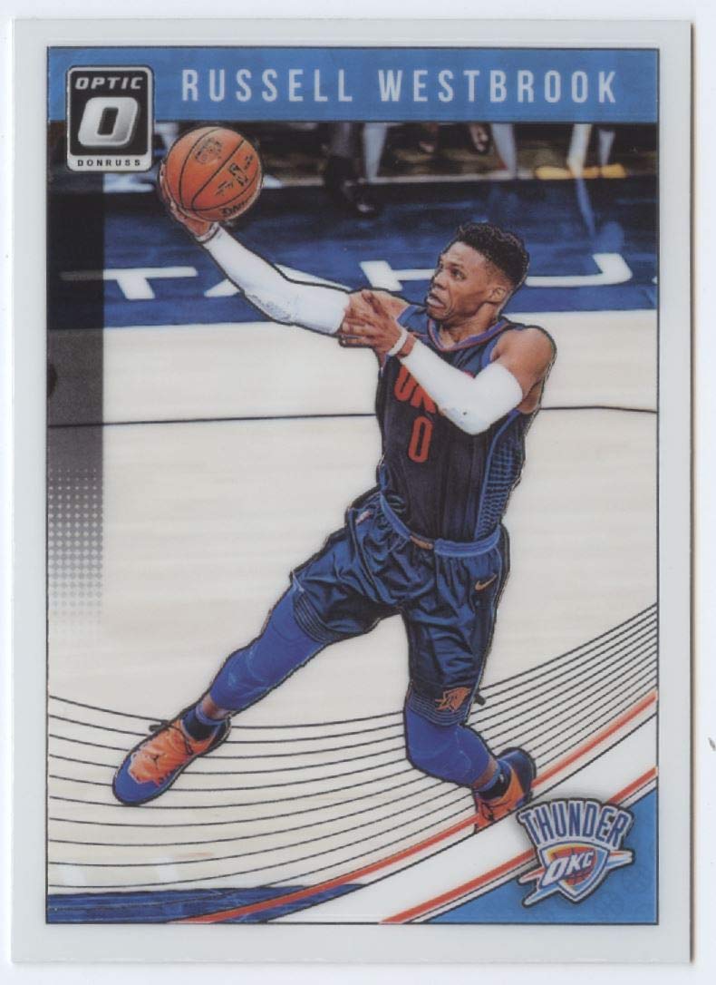 2018-19 Donruss Optic #107 Russell Westbrook Oklahoma City Thunder NBA Basketball Trading Card