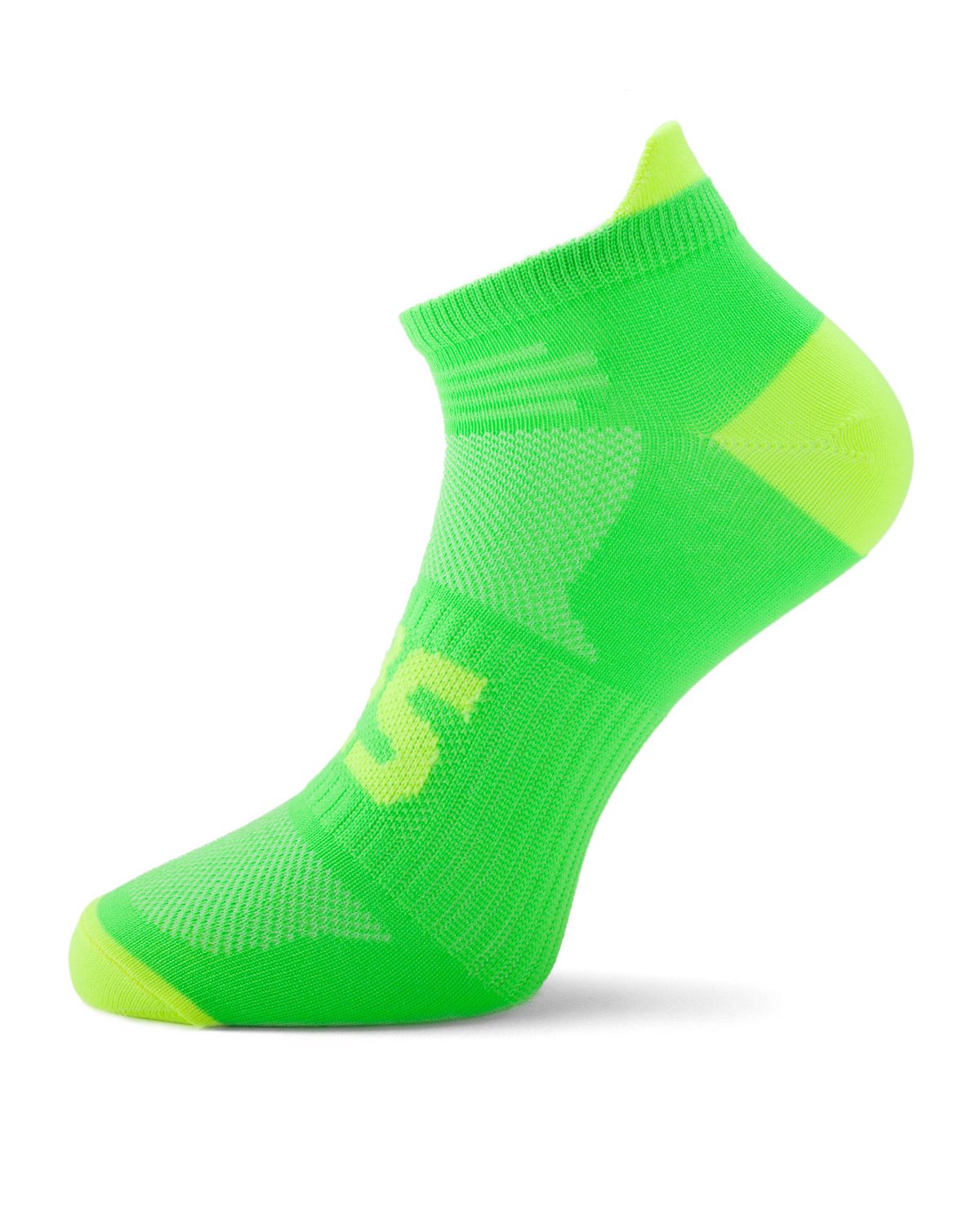 SLS3 Thin Running Socks for Women & Men, Ultra Light Neon Running Socks for Men & Women. Low Cut No Blister Socks (3pack)