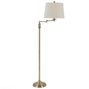 decor therapy tara metal floor lamp with swing arm