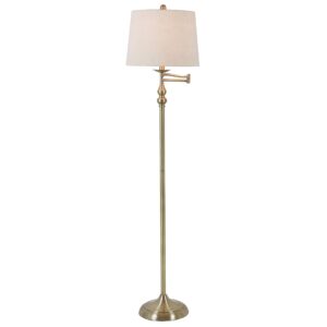 Decor Therapy Tara Metal Floor Lamp with Swing Arm