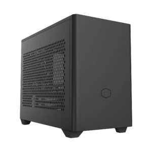 cooler master nr200 sff small form factor mini-itx case, vented panels, triple-slot gpu, tool-free, 1x 120mm fan, 1x 92mm, 360 degree accessibility (mcb-nr200-knnn-s00)